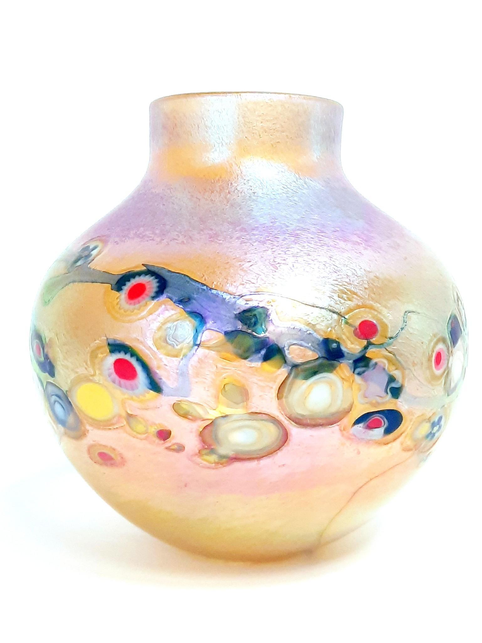 Robert Held Iridescent Art Glass Vase Auction