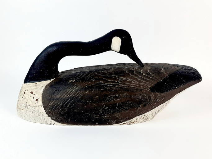 Wood Carved Goose