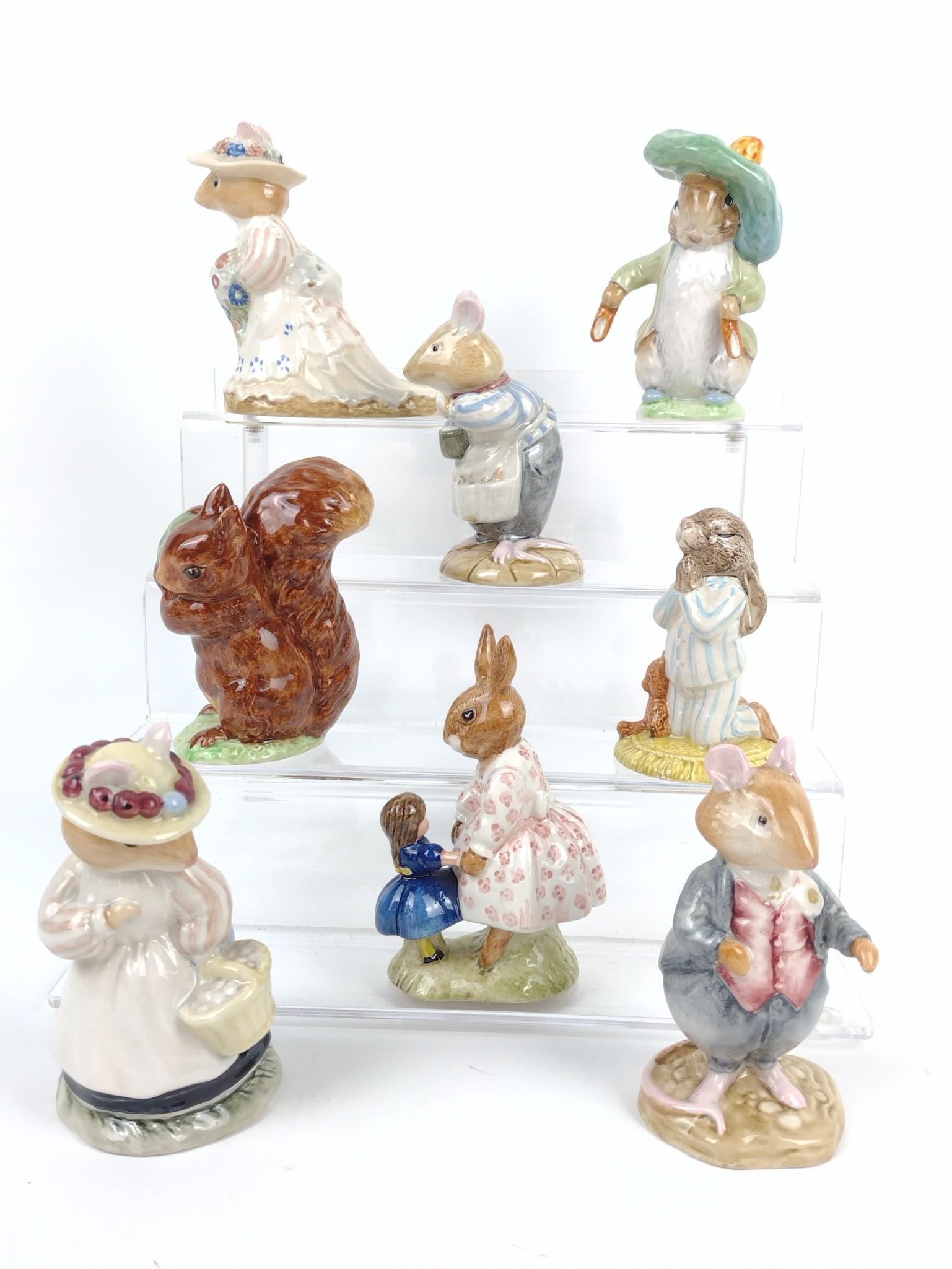 8 Beatrix Potter Figurines
