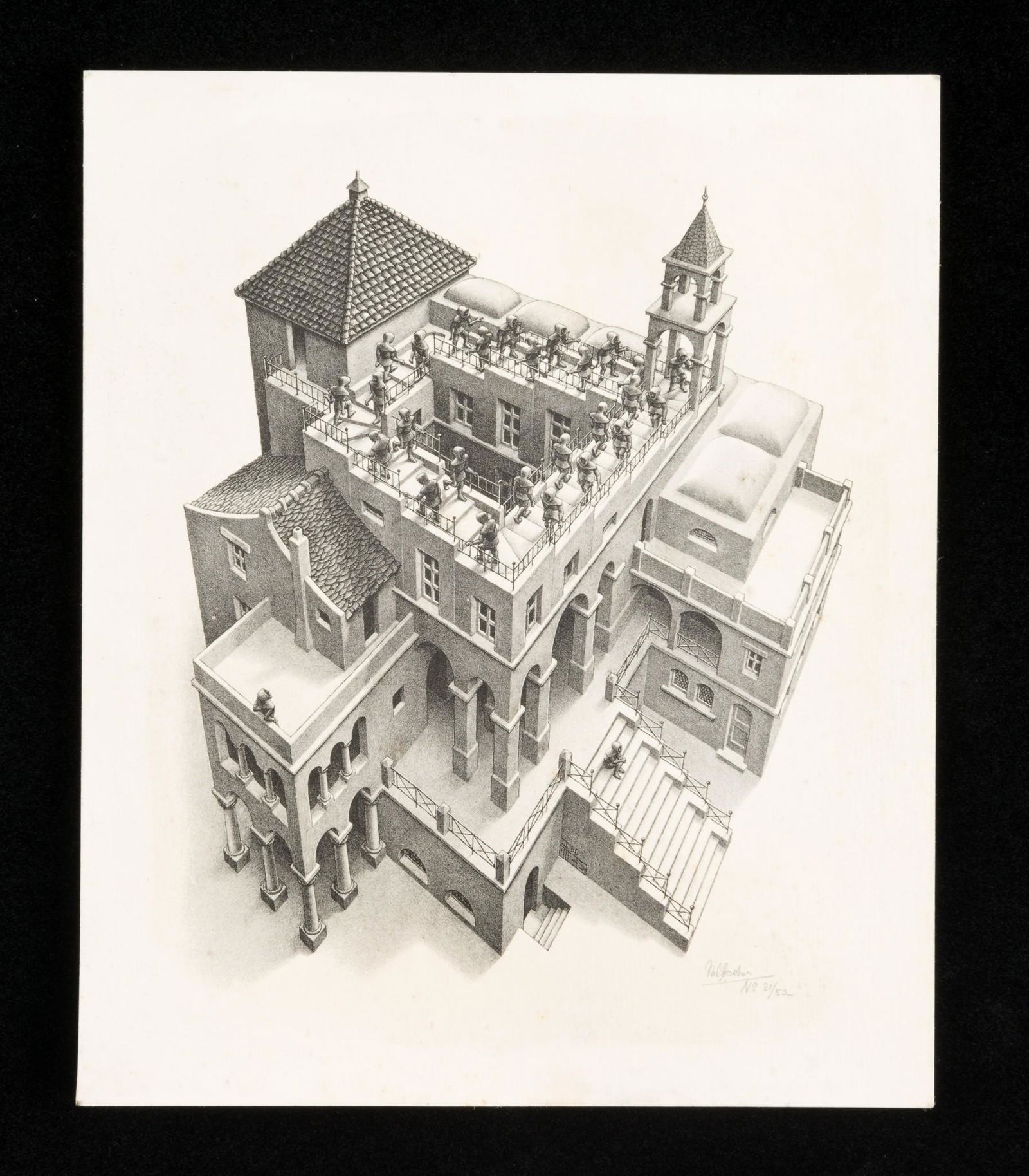 M.c. Escher (dutch, 1898 1972). Ascending And Descending.