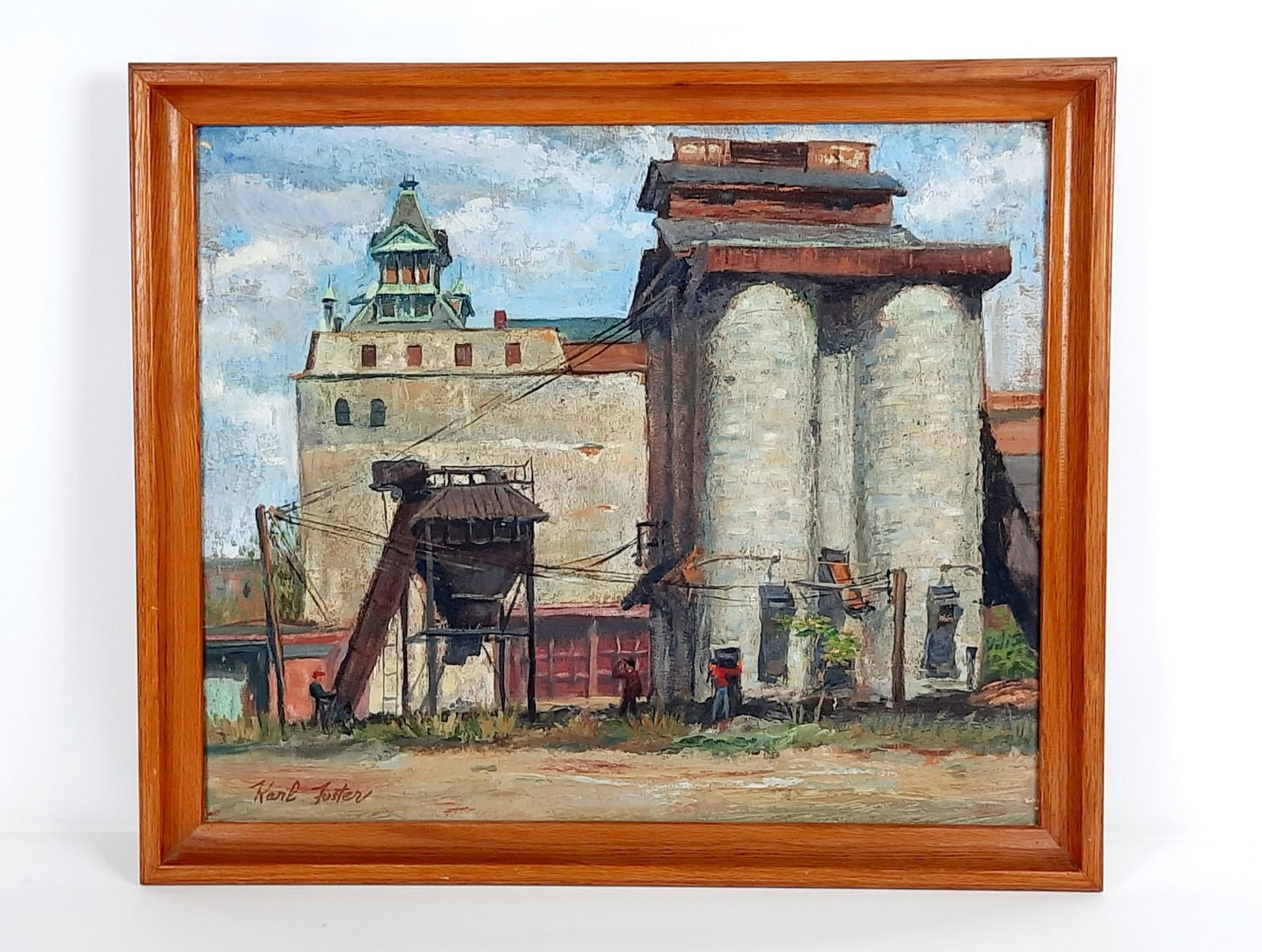 Karl Foster Factory Painting Auction