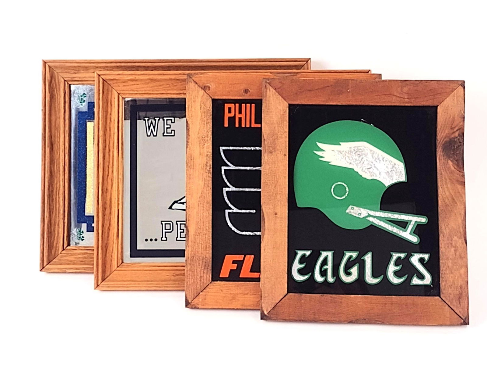 4 Framed Sports Logos