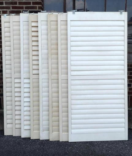 8 Louver Shop Doors Sliding Doors