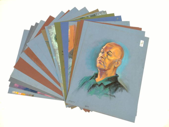 20 Karl Foster Portraits Pastels