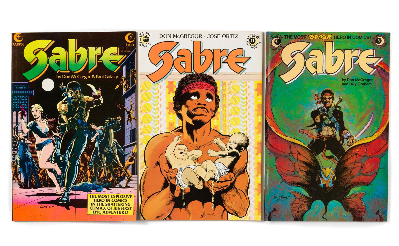 12 Sabre Comics Incl. 1st Issue Auction