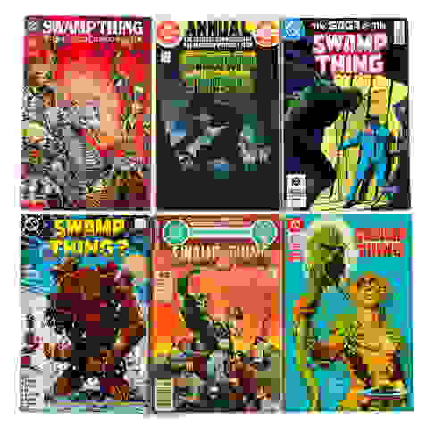 120 Swamp Thing Comics Incl. Alan Moore, Issue No. 37 1st John ...
