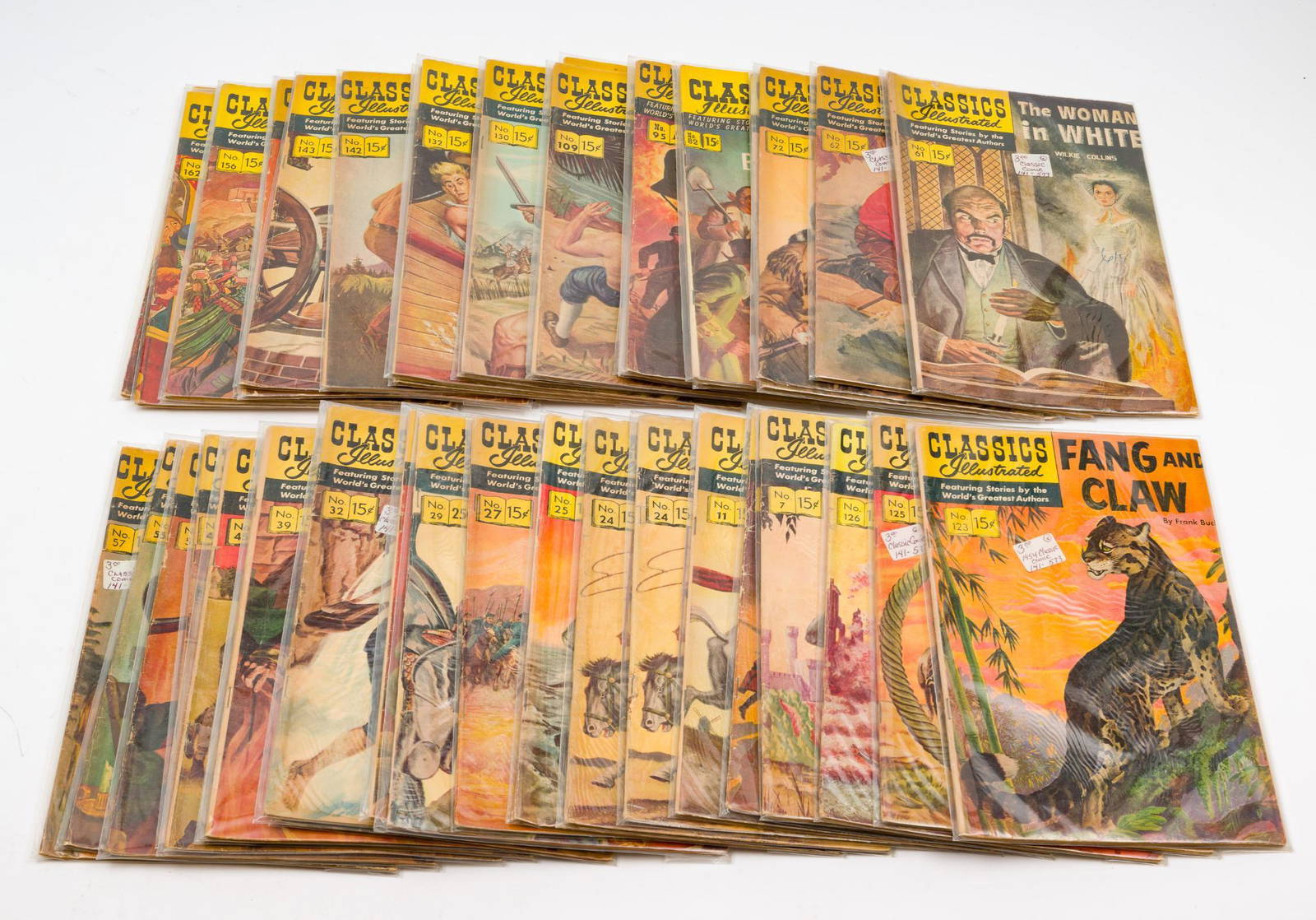 40 Classic Illustrated Comics Auction