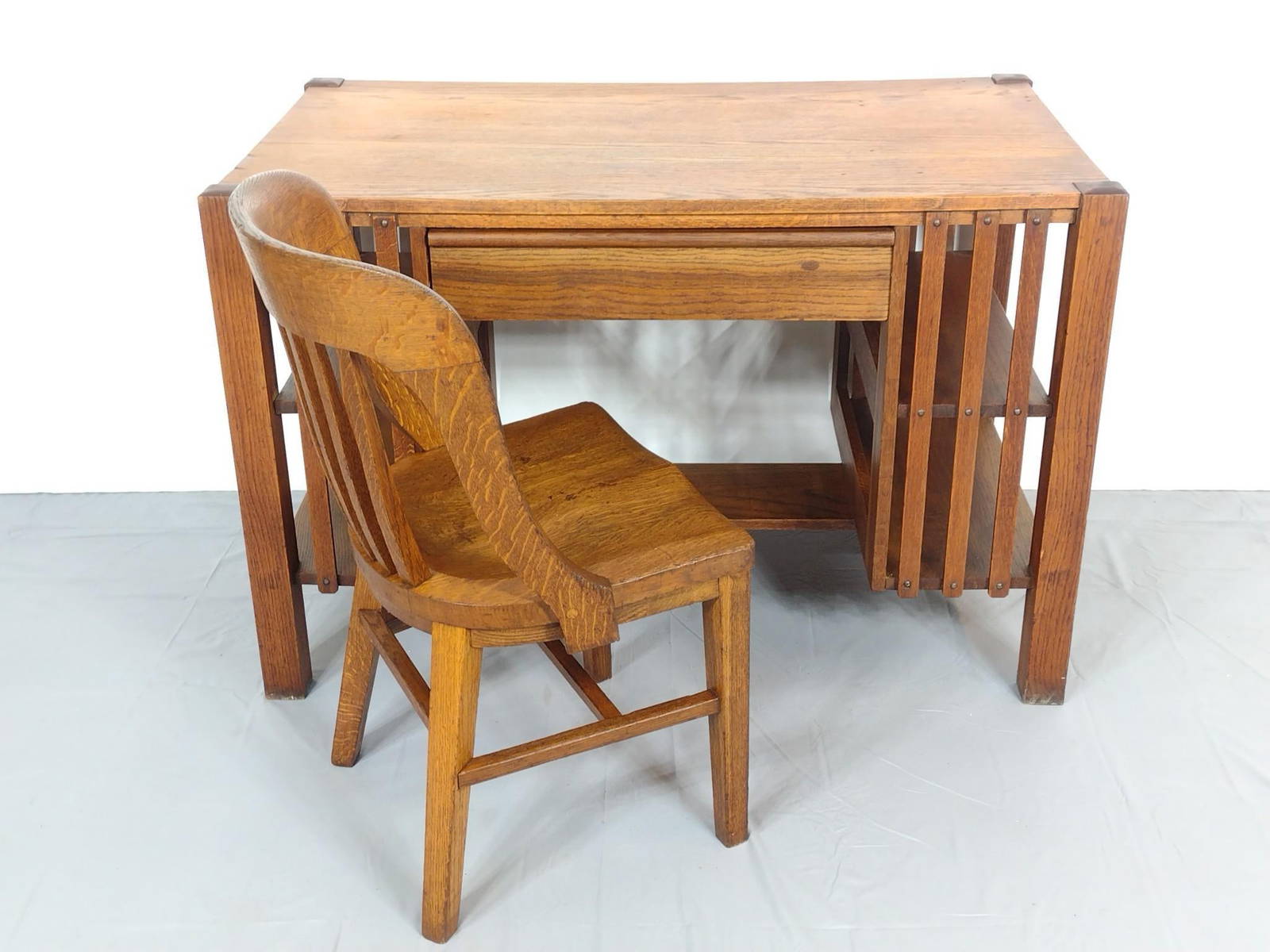 Arts & Crafts Desk & Chair Auction