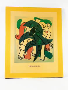 Fernand Leger Print On Wood
