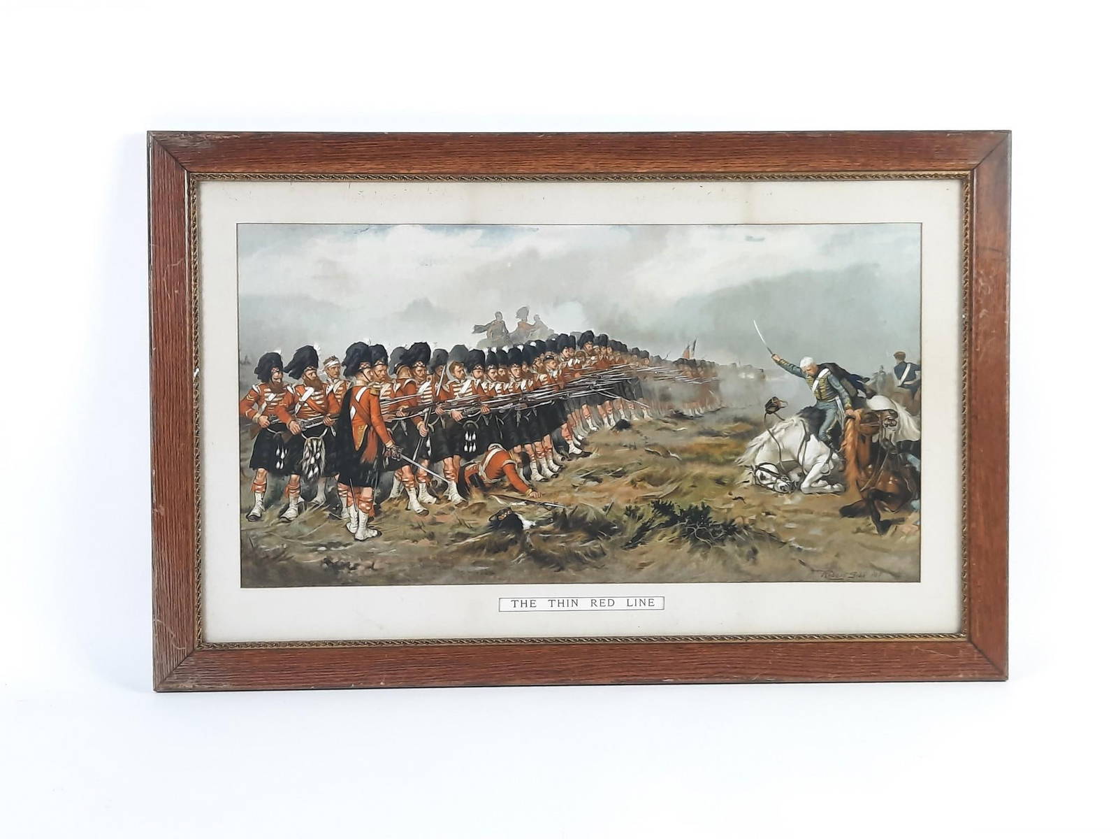 Robert Gibb "the Thin Red Line" Print Auction