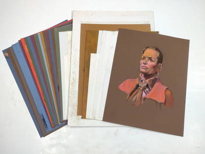 20 Karl Foster Portraits Pastels