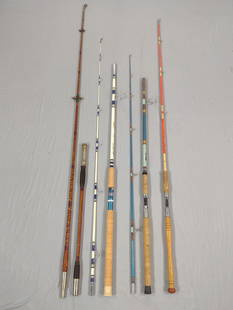 3 Deep Sea Fishing Poles / Rods