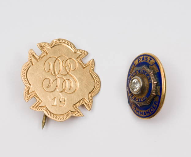 14k Gold American Legion Diamond Pin & Badge
