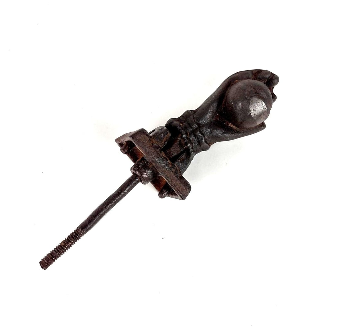 Antique Hand & Stone Door Knocker Auction