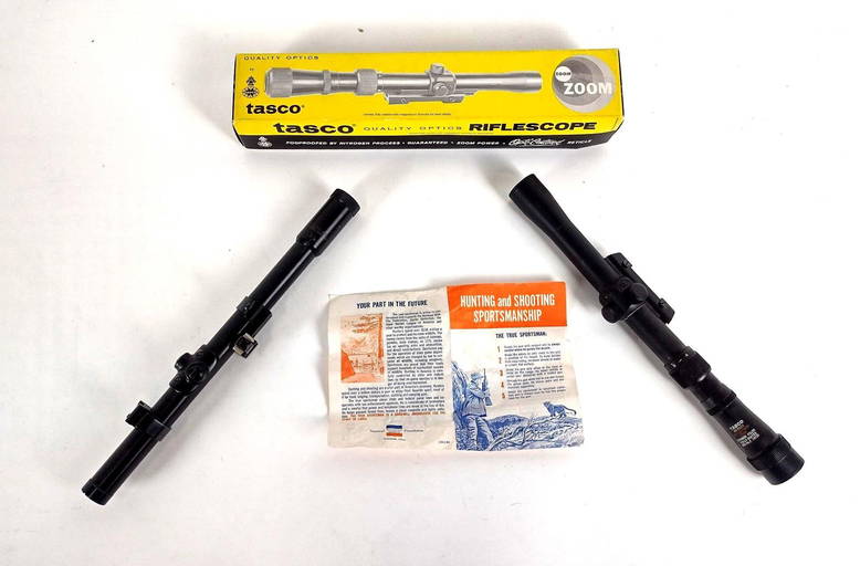 2 Rifle Scope Incl Tasco + O. F. Mossberg & Sons