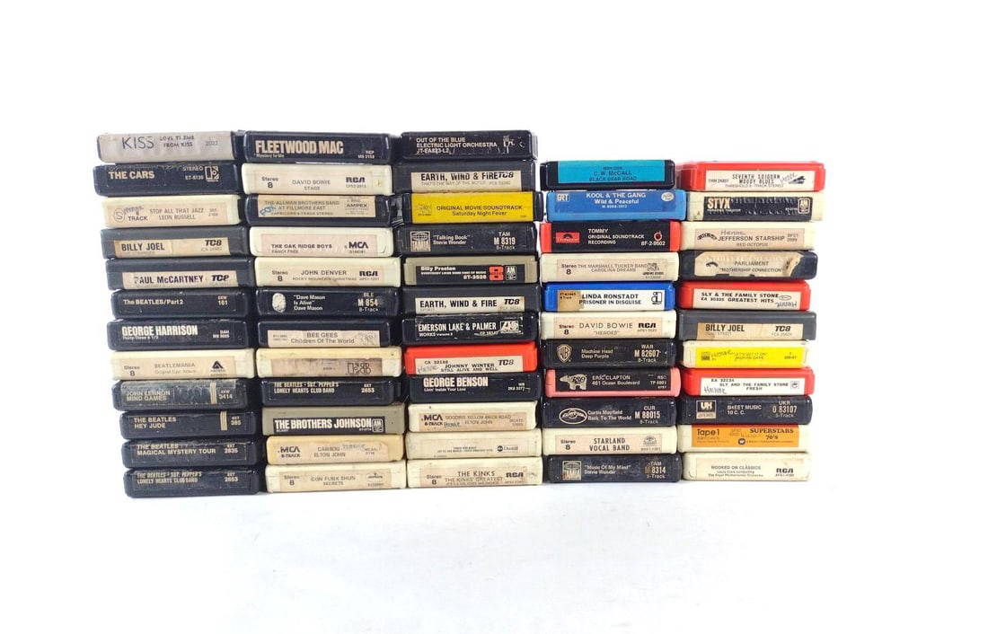 68 - 8 Track Tapes Incl The Beatles Auction