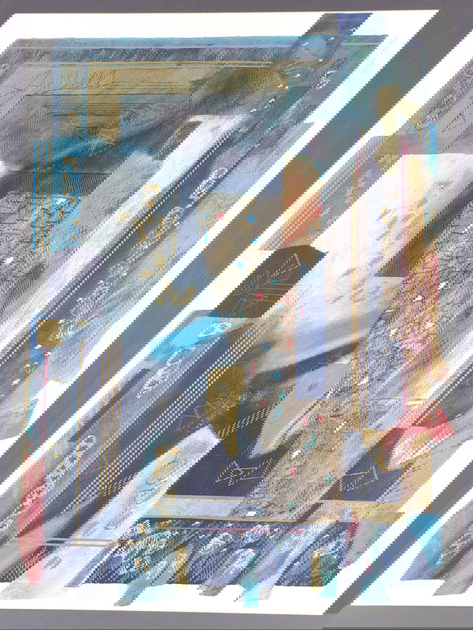 James Turco "first Intent I" Print Auction