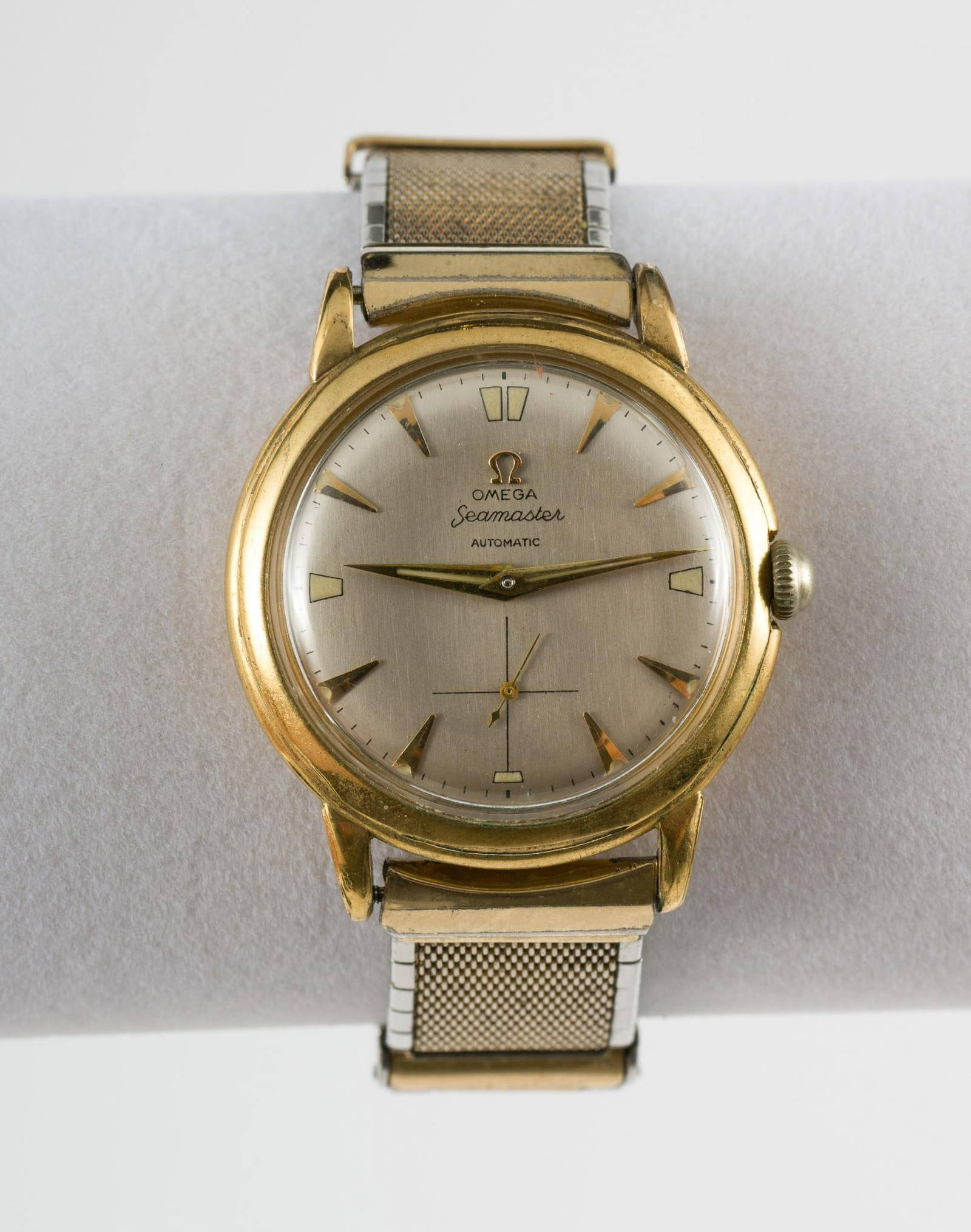 Omega Seamaster Bumper Automatic 1950's Gold Filled Auction
