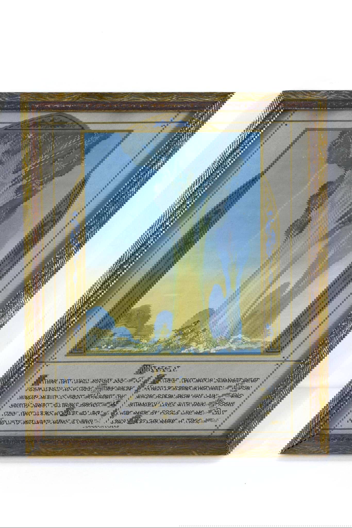 Lee Mere Trees Print With Quote Auction