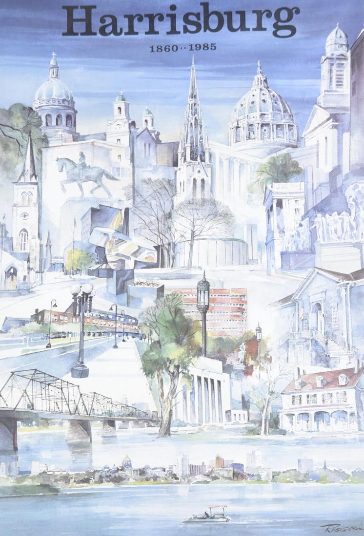 Nick Ruggieri Harrisburg Artist Proof Print Auction