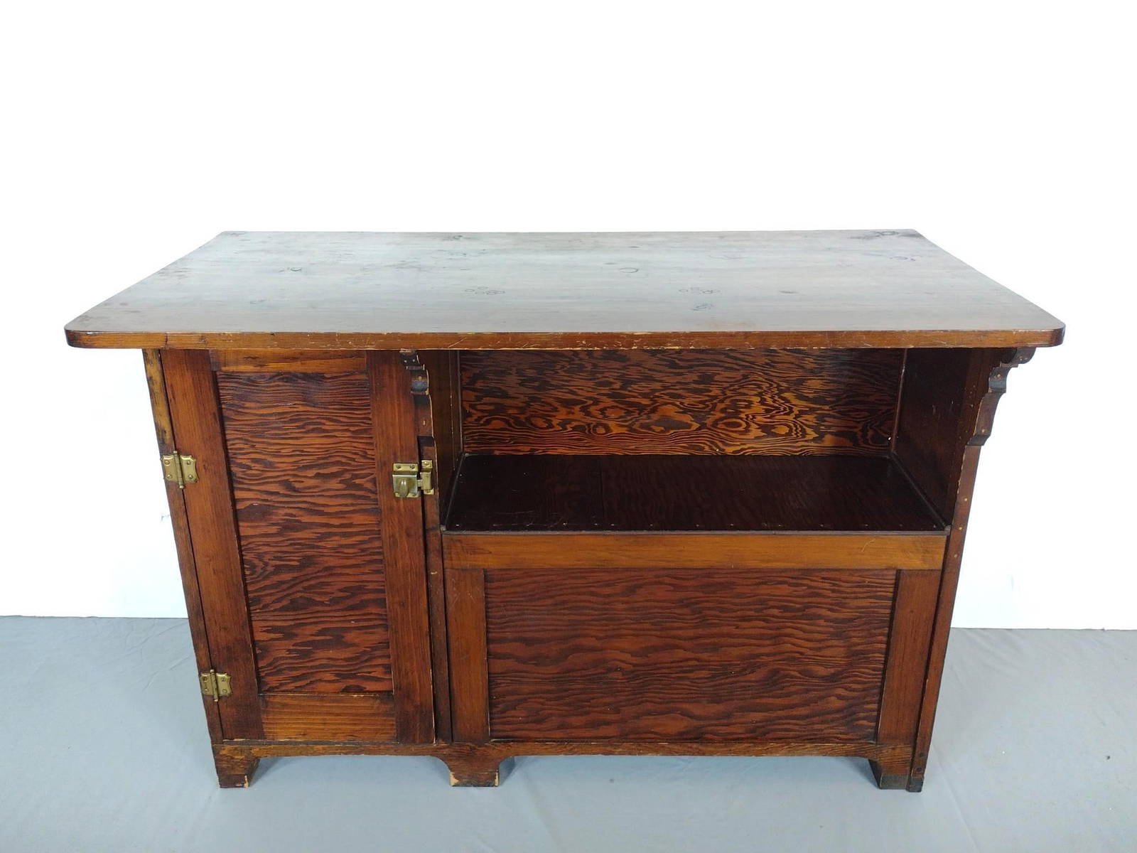 Executive Console Table W/ Side File Cabinet Auction