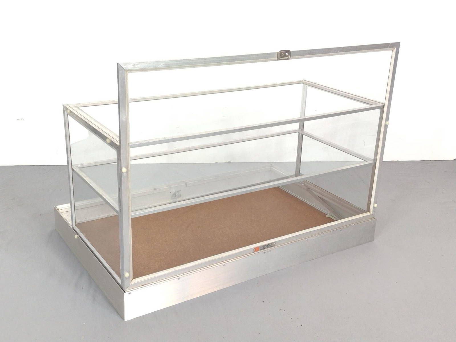 Glass Display Case With Two Shelves Auction