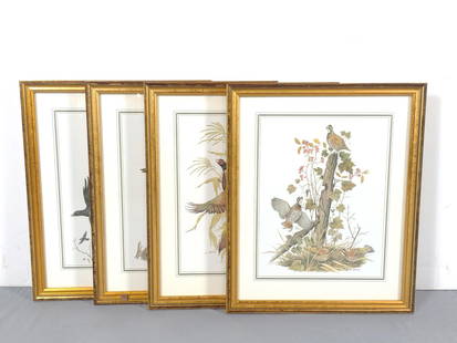 4 James Lockhart Wildlife Prints Incl Bald Eagle