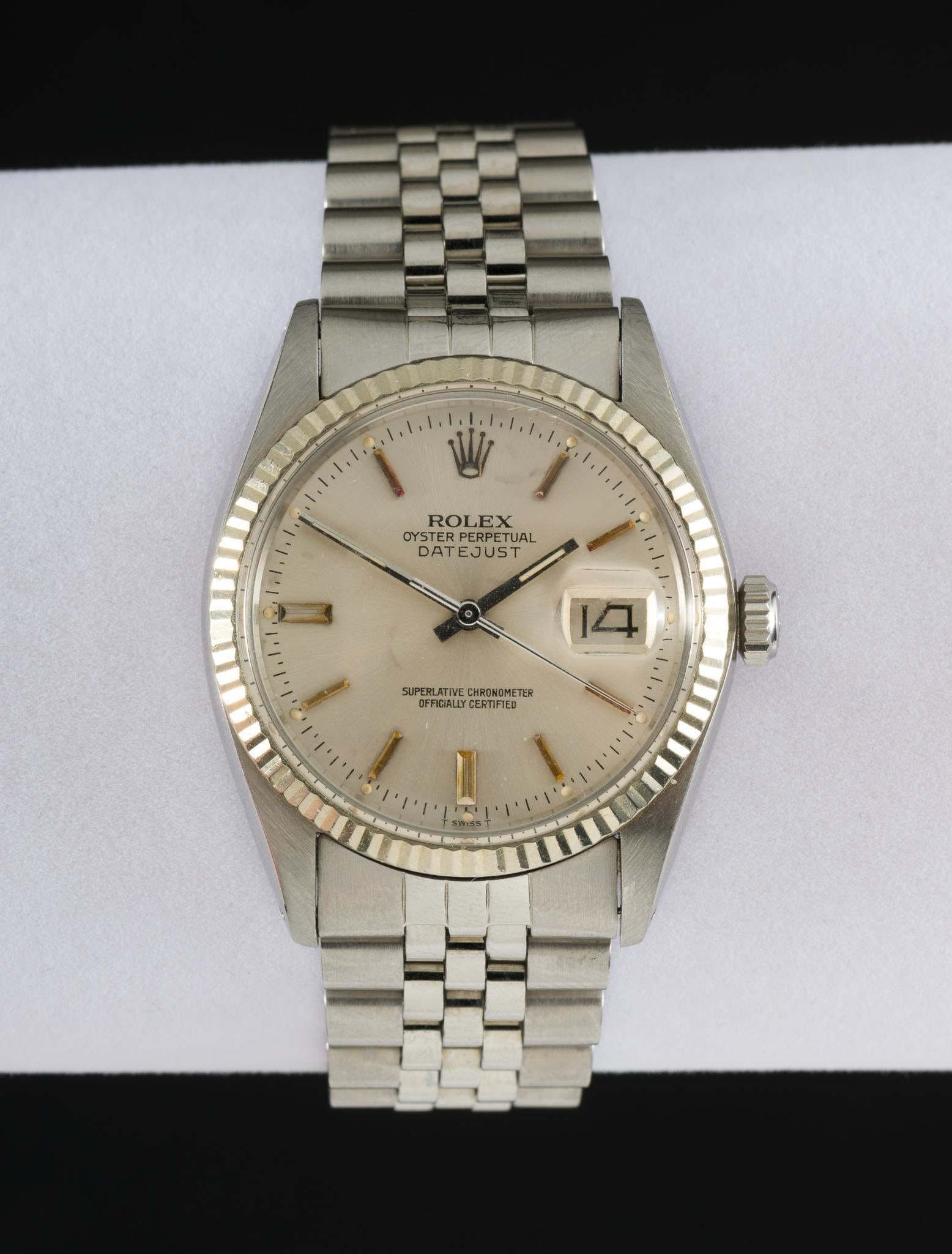 Rolex Datejust Stainless Steel Model 16014 Auction