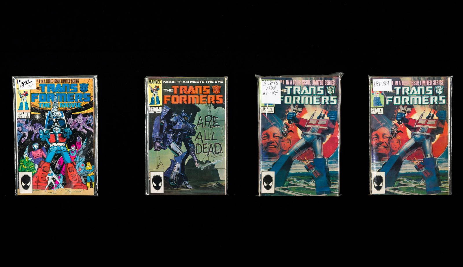 Marvel Transformers Comics Lot Auction
