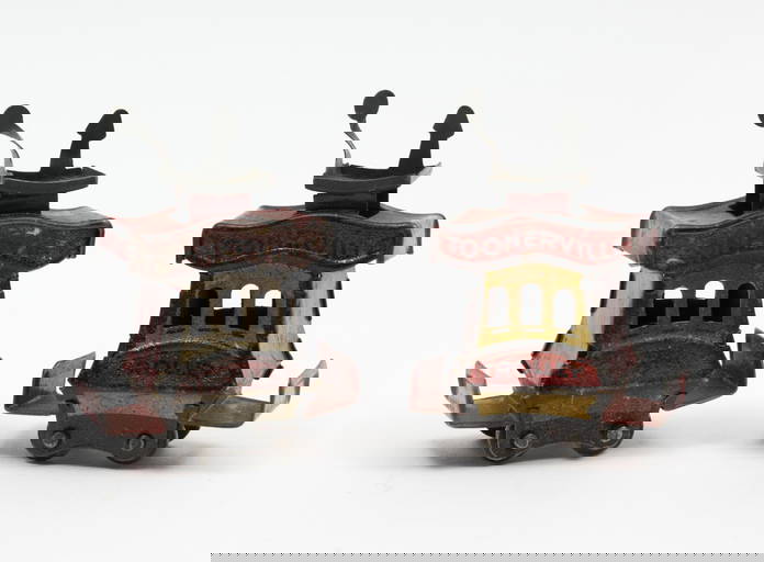 2 1922 "cracker Jack" Toonerville Trolley Trains