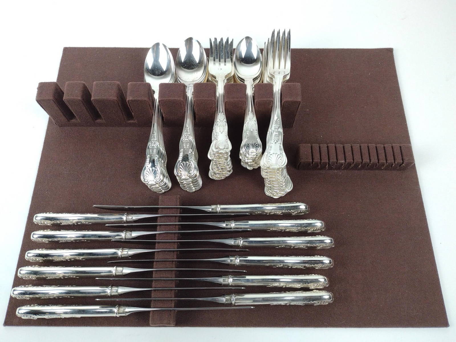 60 Pcs Reed & Barton Elite Flatware Auction