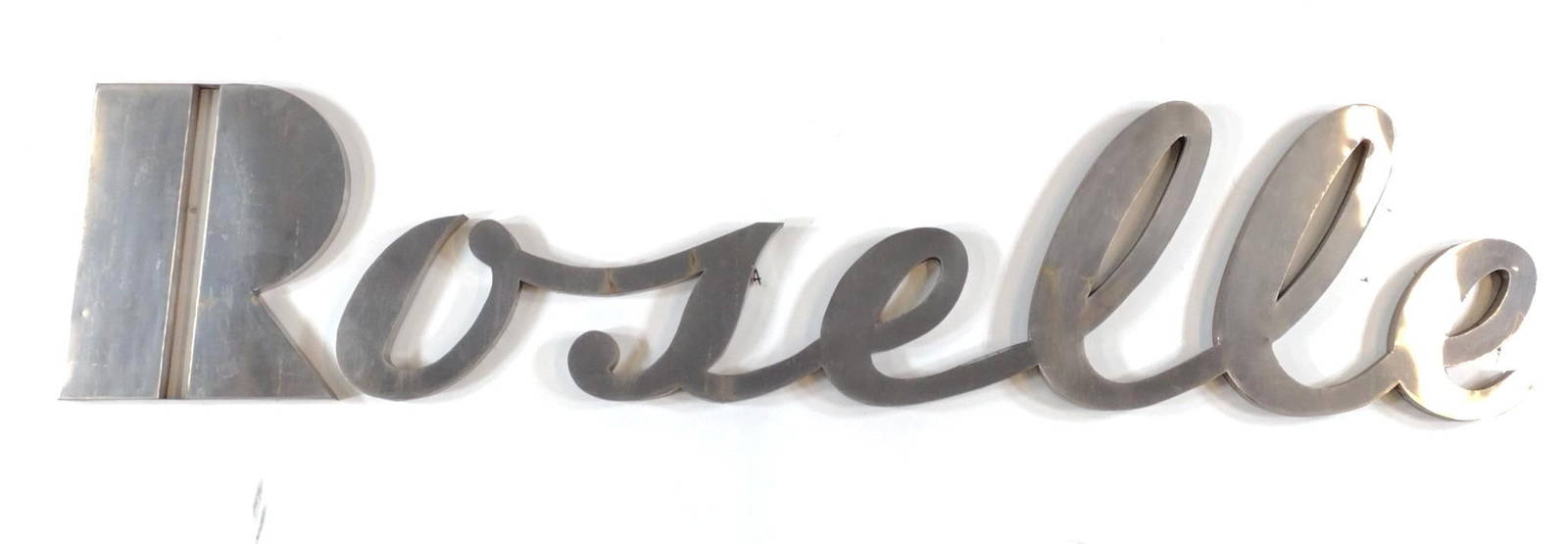 Metal Roselle Department Store Sign Auction