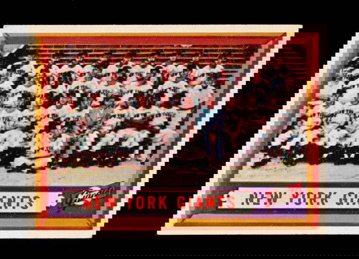 1957 Giants Vintage Topps Baseball Card