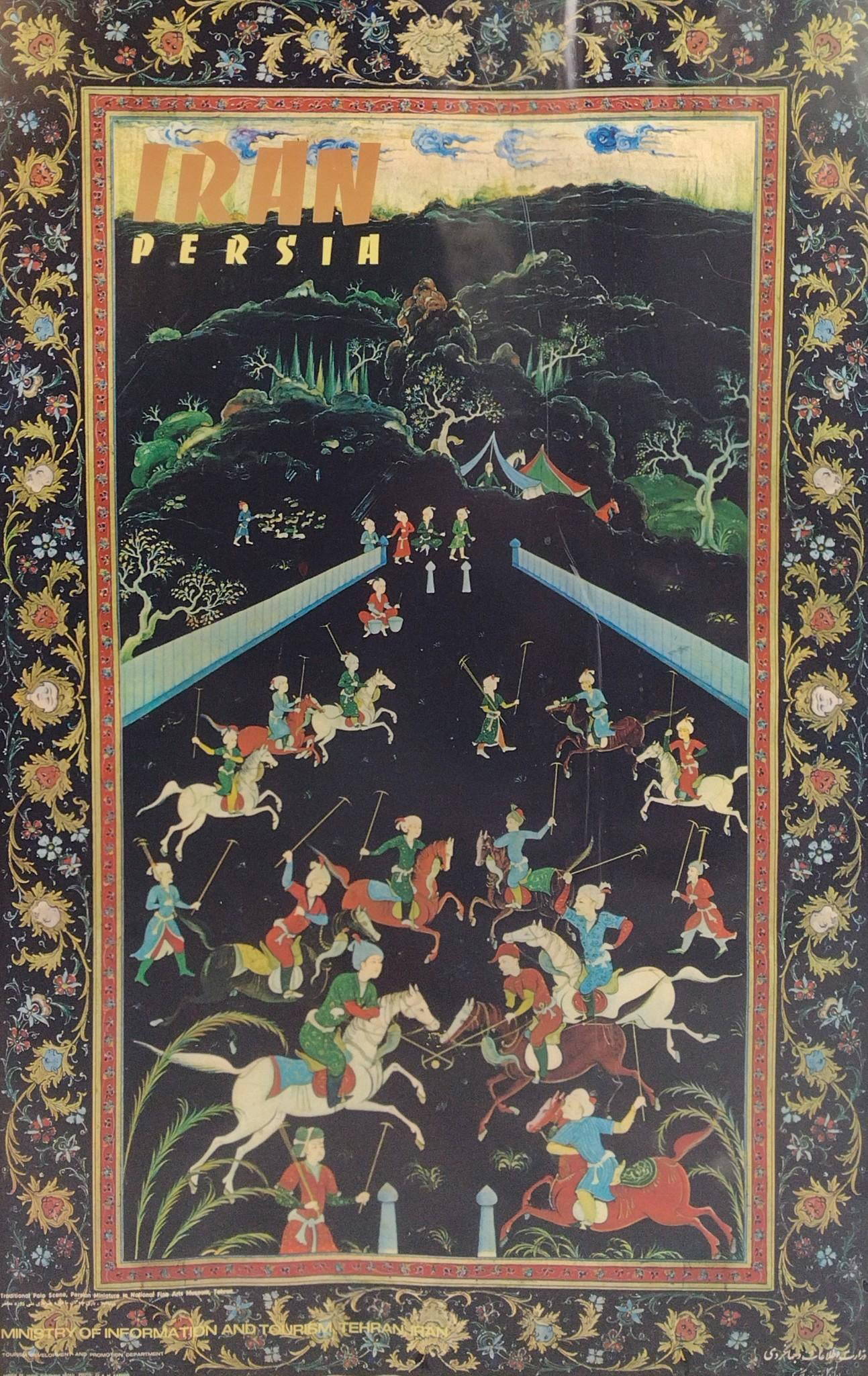 Iran Persia Travel Poster Auction