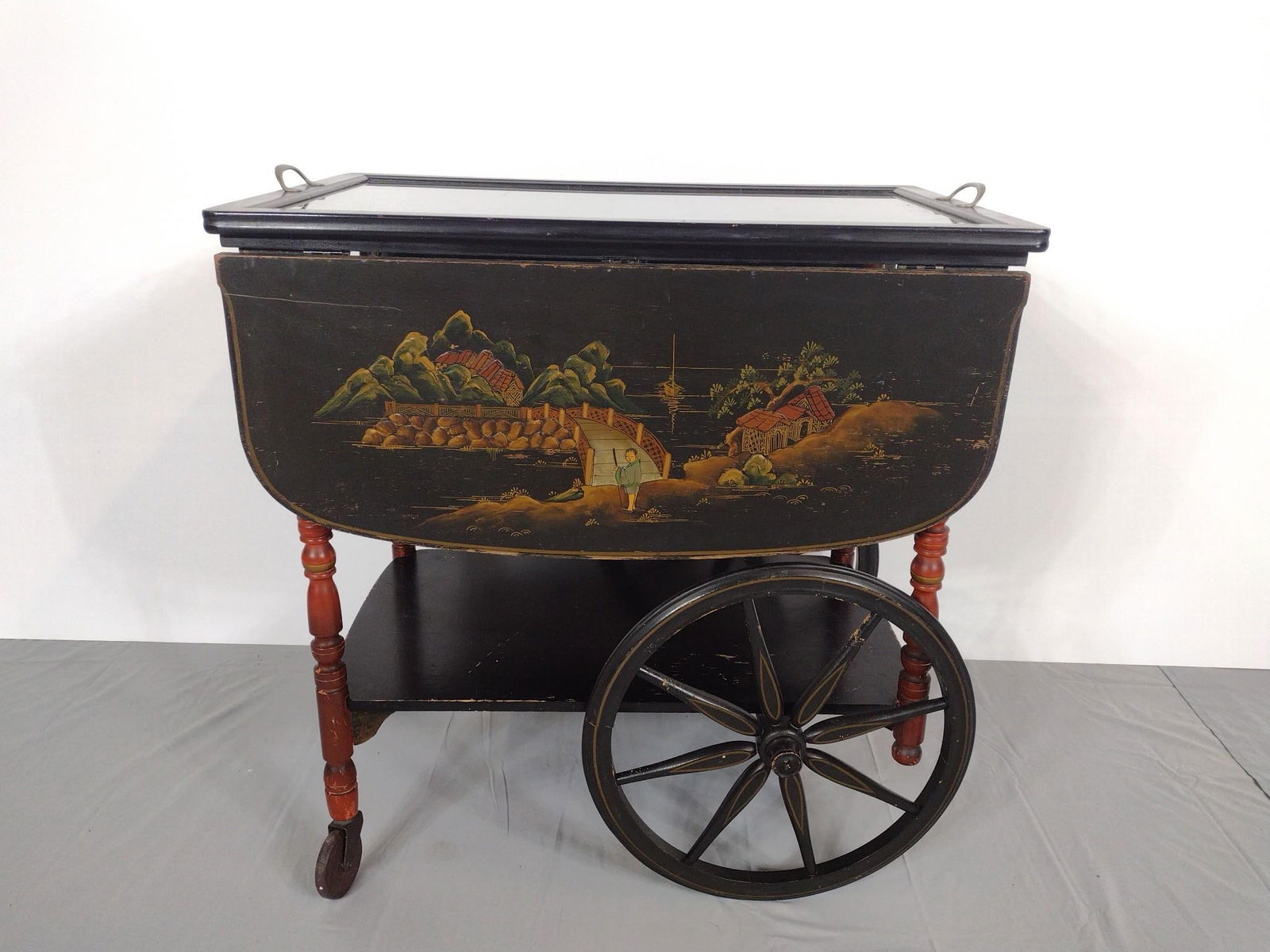Asian Tea Cart Auction