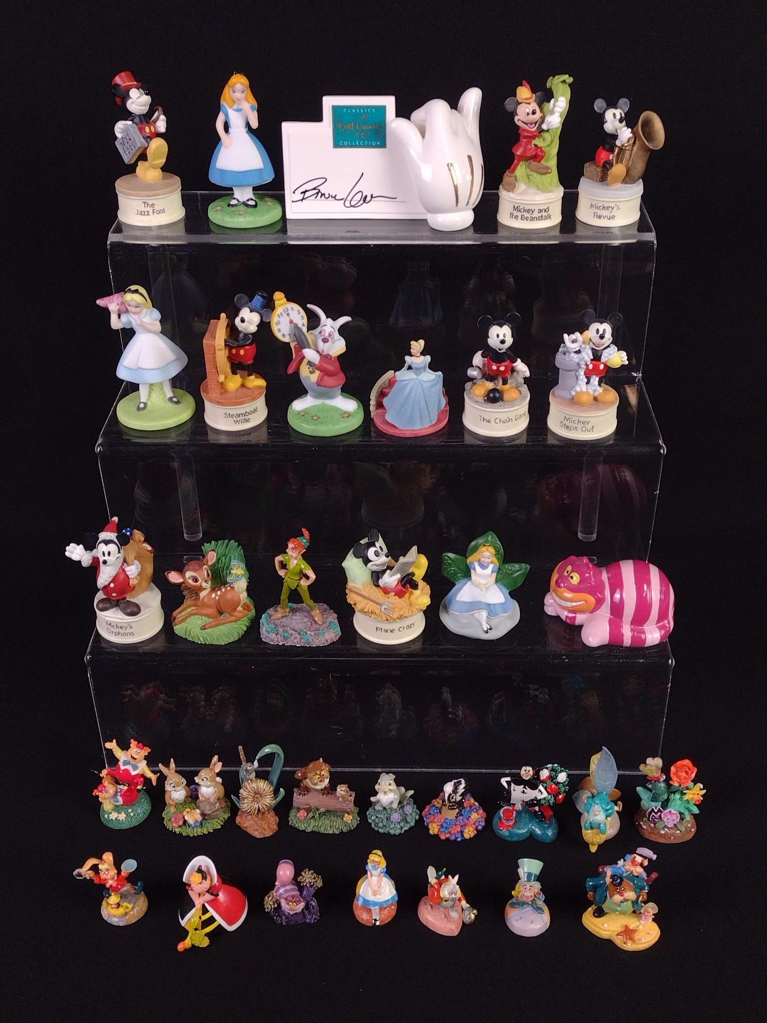 33 Miniature Disney Figurines Incl Lenox Auction