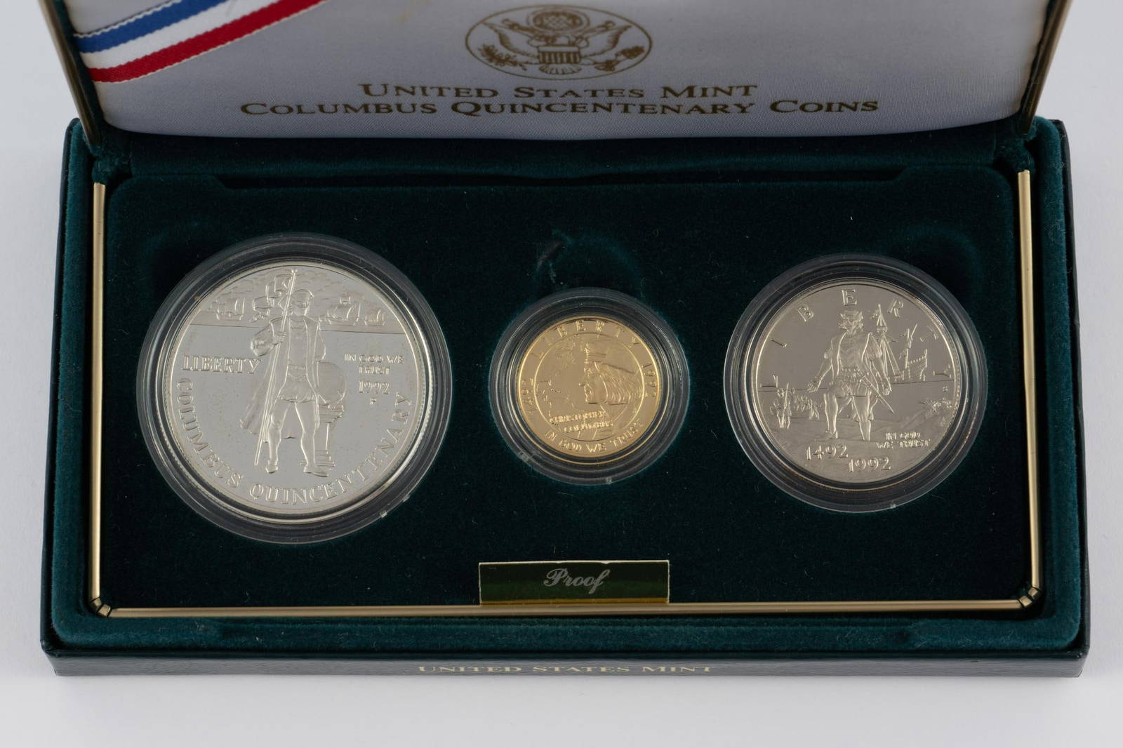 Columbus Quincentenary Gold And Silver Proof Set Auction