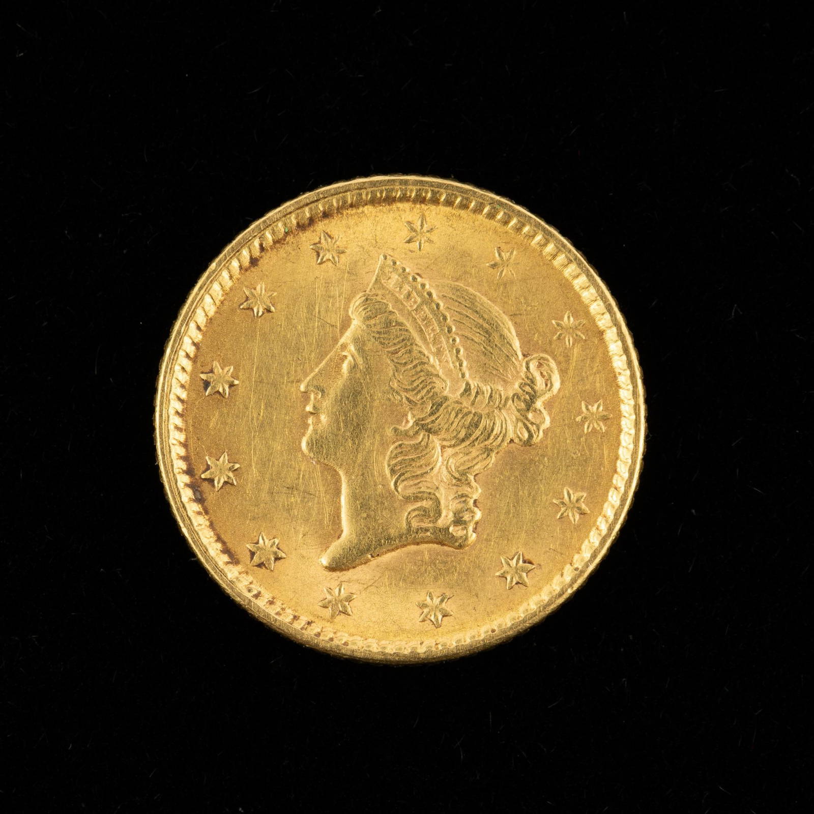 1851 Liberty Head $1 One Dollar Gold Coin Auction