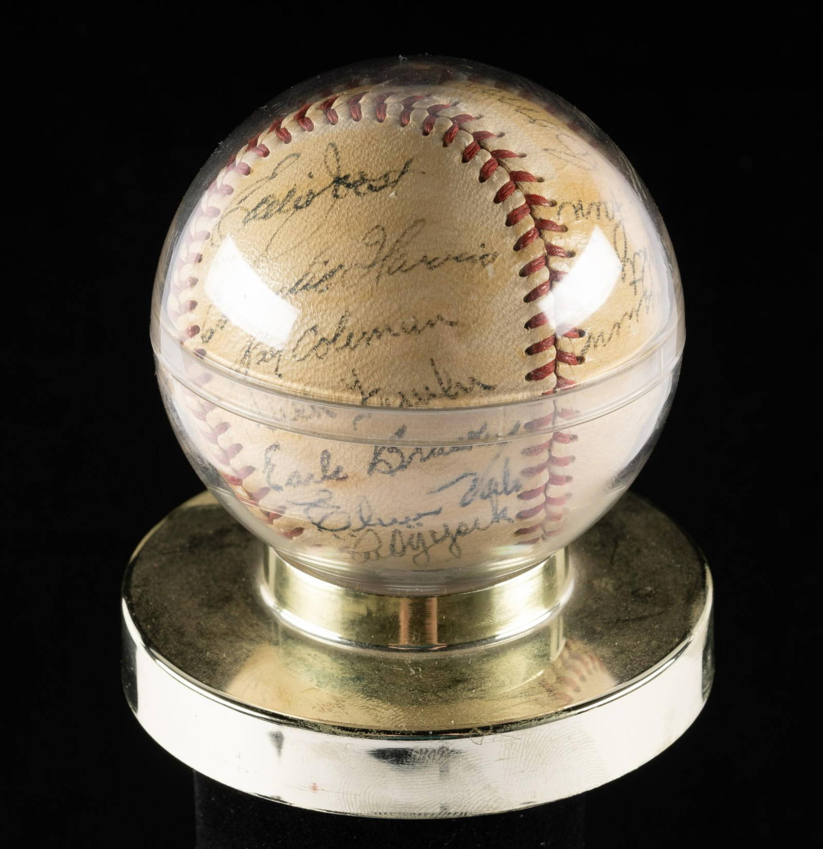 Connie Mack & 1949 Phillies Team Signed Ball Auction