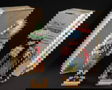 2 Steinbach Nutcrackers Incl Last German Mark Auction