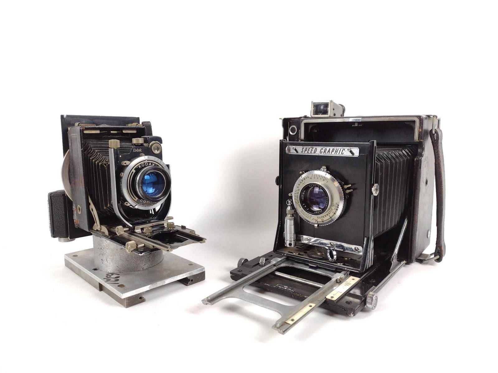 Speed Graphic Press Camera & Kodak Compur Camera Auction