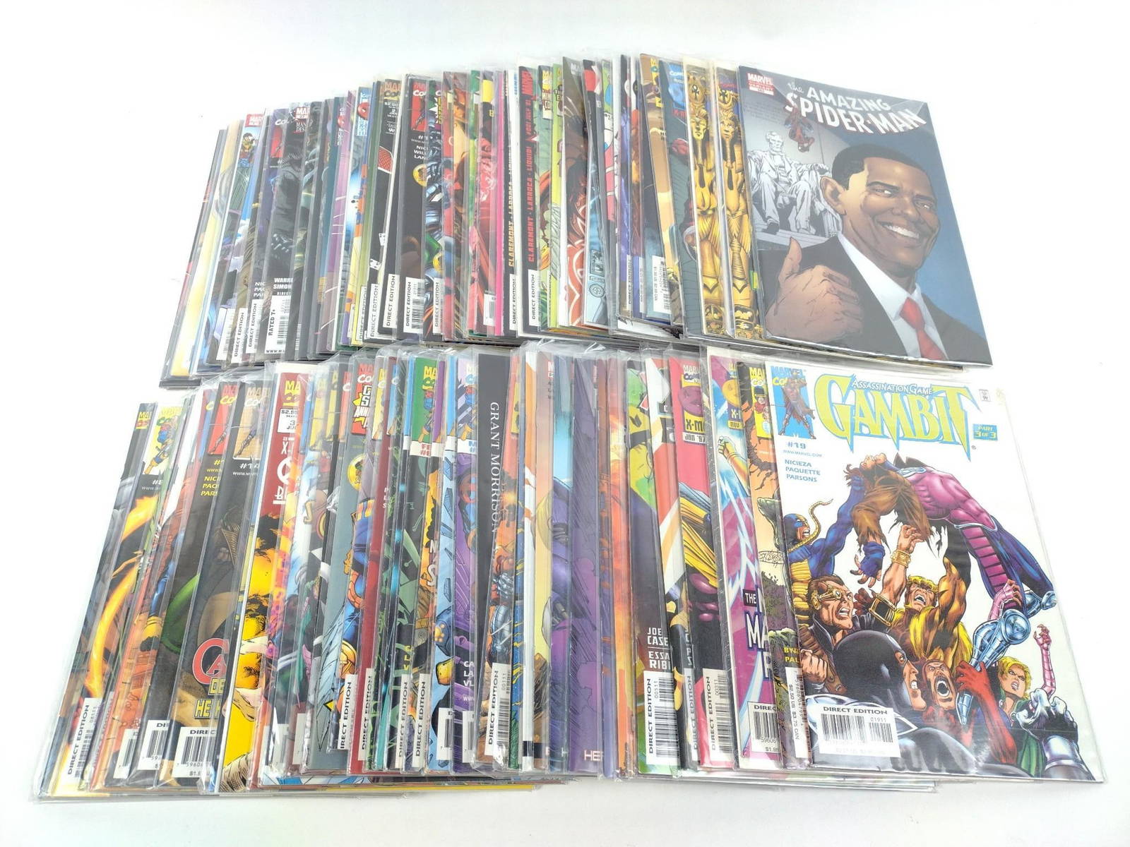 Approx 100 Comic Books Incl Gambit Auction
