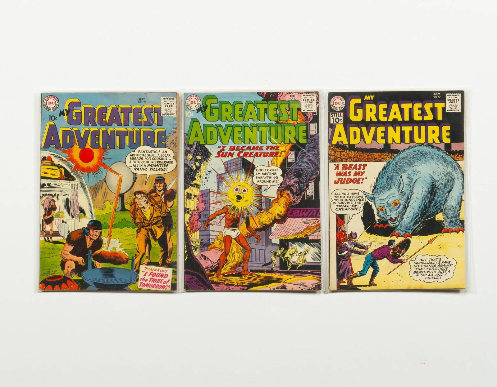 3 Golden Age My Greatest Adventure Comics Auction
