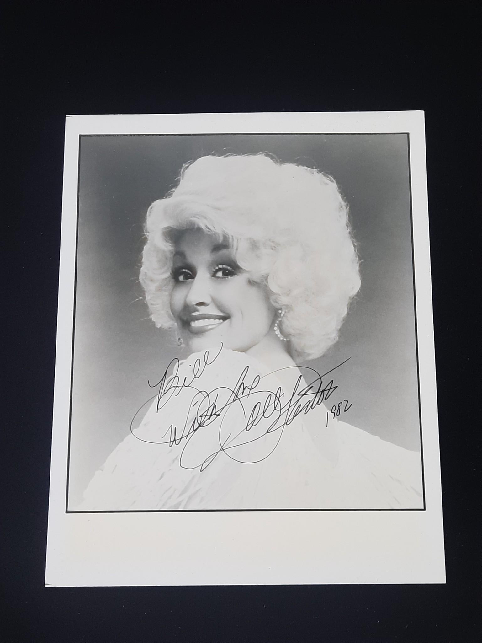 Dolly Parton Autograph To William "bill" Sanderson Auction