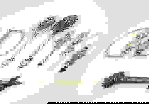 8 Antique Silver Rattles Auction