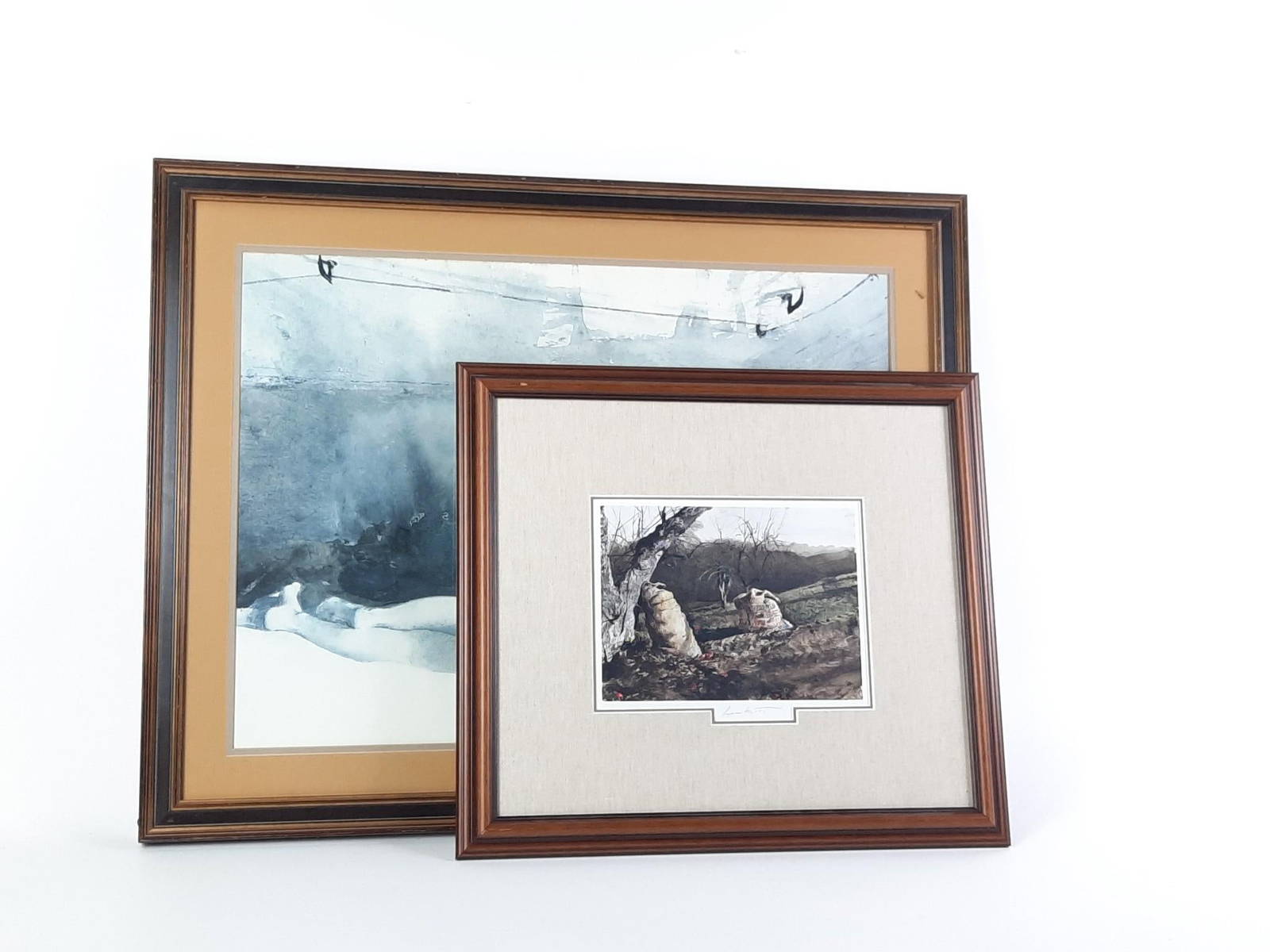 2 Andrew Wyeth Framed Prints Auction