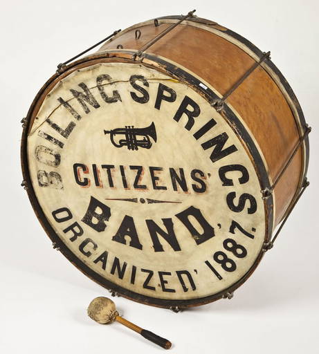 19th C Boiling Springs Citizens' Band Bass Drum