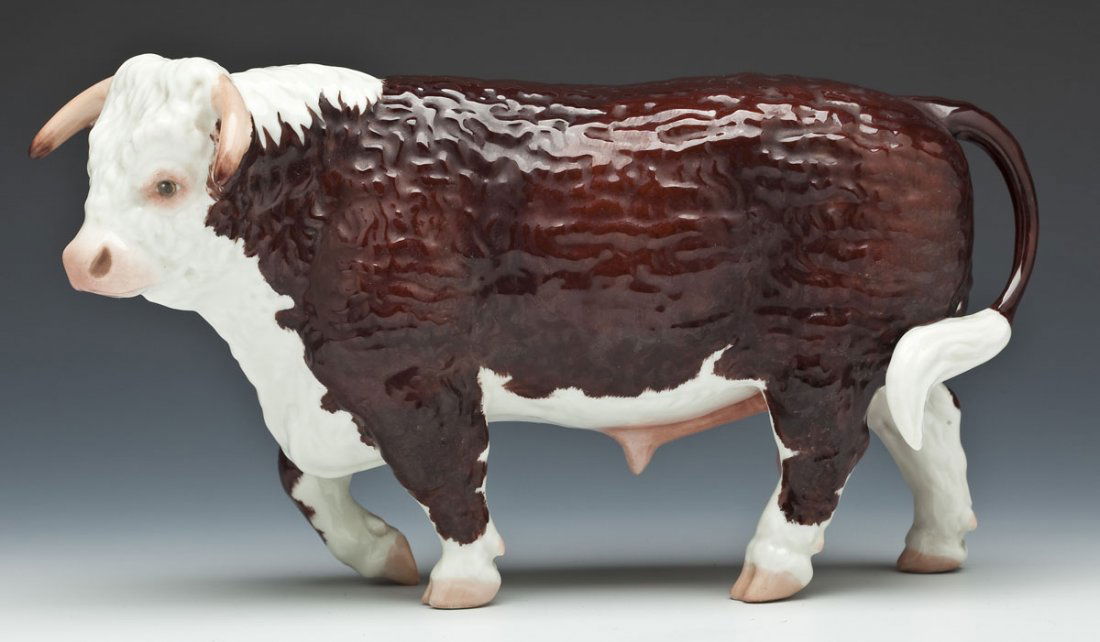 Boehm Porcelain Standing Hereford Bull - Nov 10, 2012 | Cordier ...