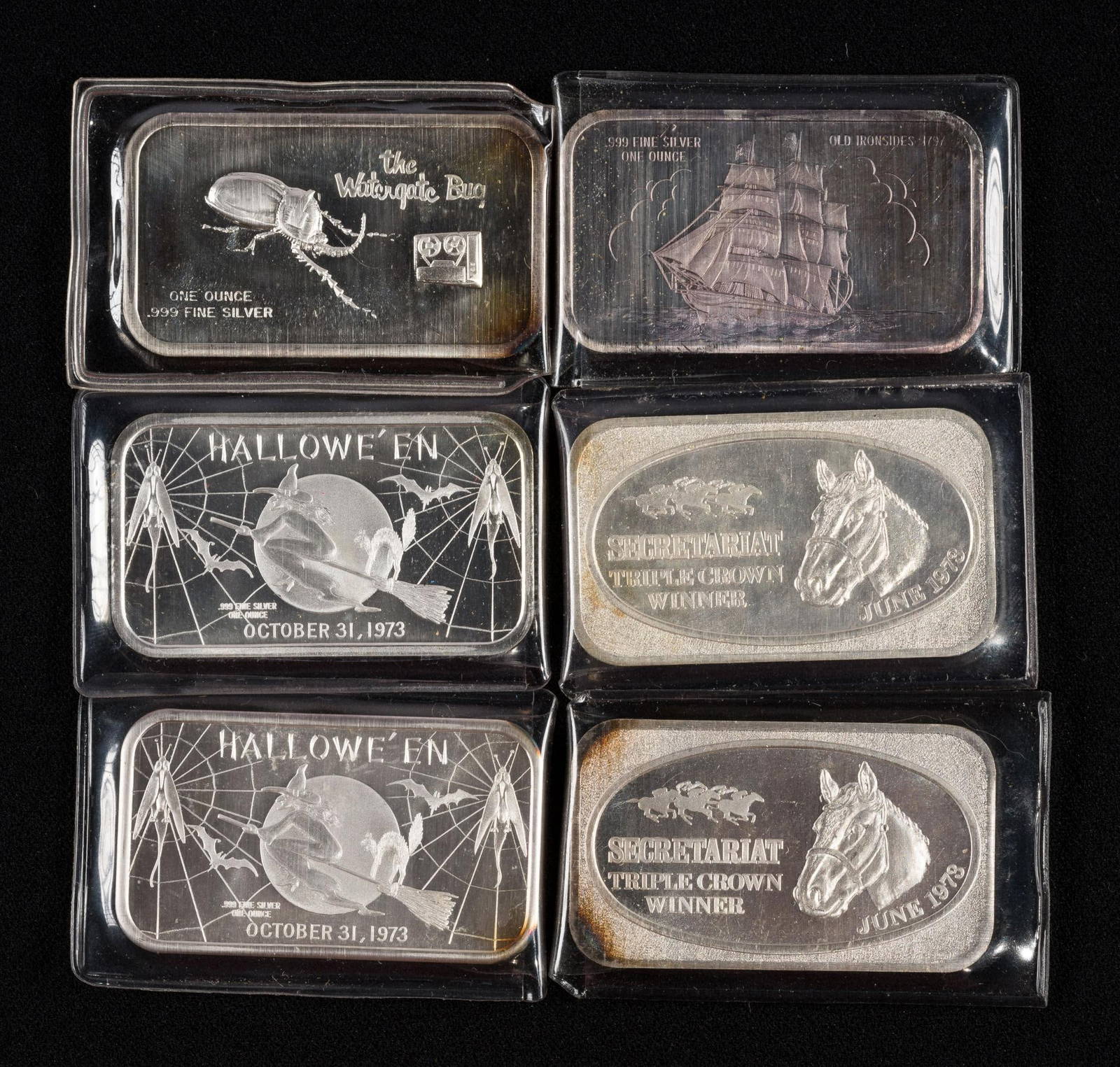 1970's .999 Fine Silver Bar Collection Auction