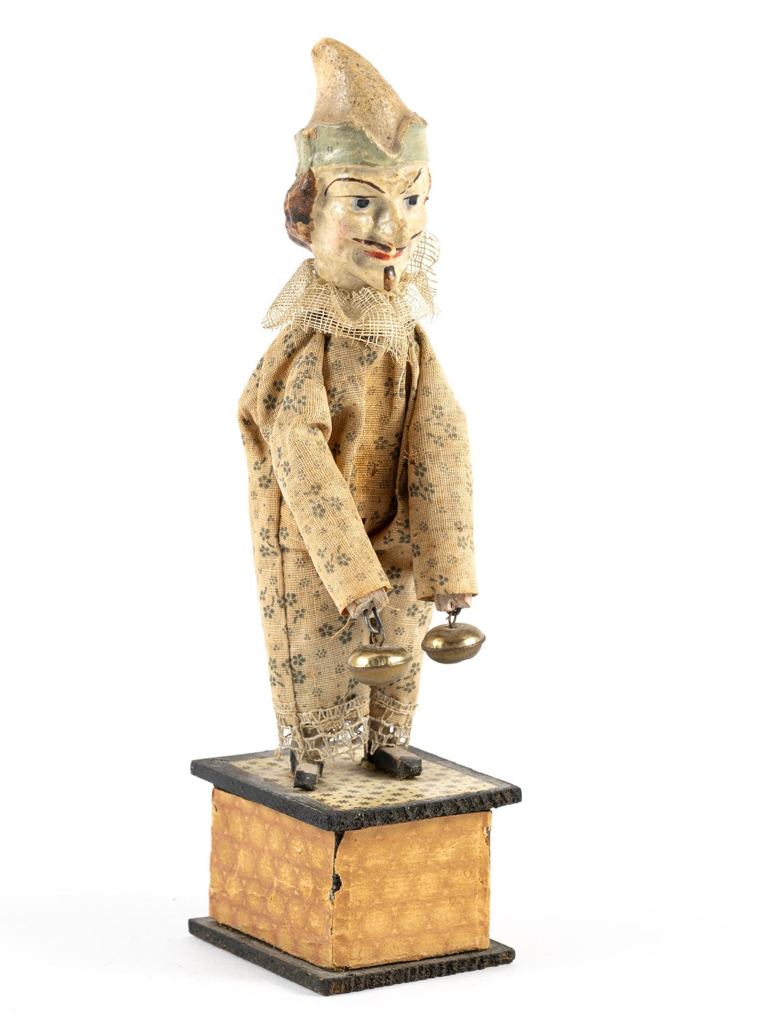 Antique German Bisque Head Clown Automaton Auction